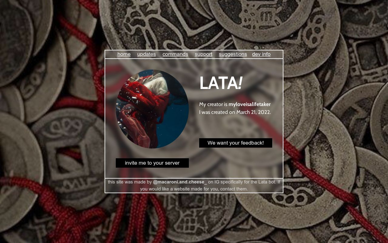 Lata Bot Site